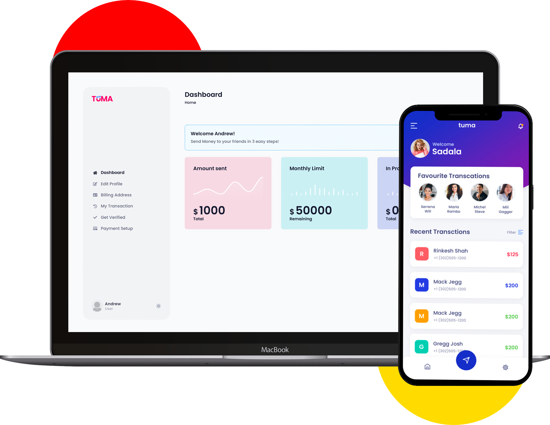 Tuma - Send money to your loved ones